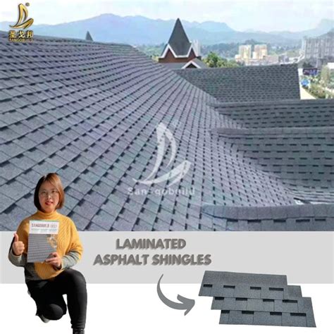Philippines Cambodia New Villa House Roof Covering Materials 3 Tab
