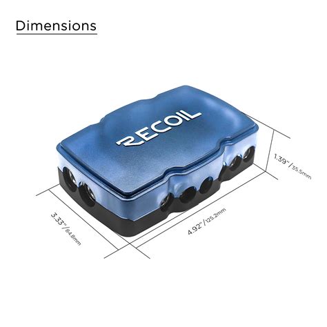 mpg3 3 way mini anl fused distribution block with 2 way ground block