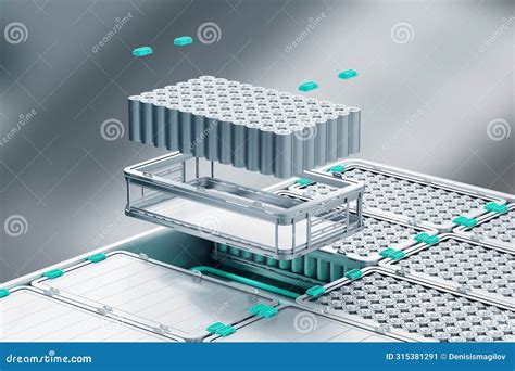 Electric Car With Lithium Ion Battery Assembly Production Line With