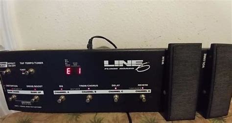 Line 6 Floorboard Foot Controller Long Board Pod 2 0 Bass Spi Reverb