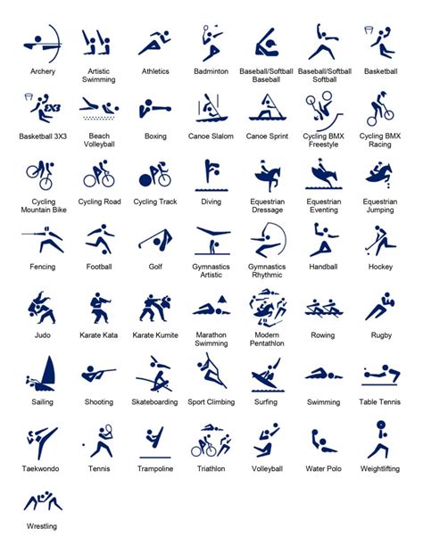 2024 파리 올림픽 픽토그램 공개 