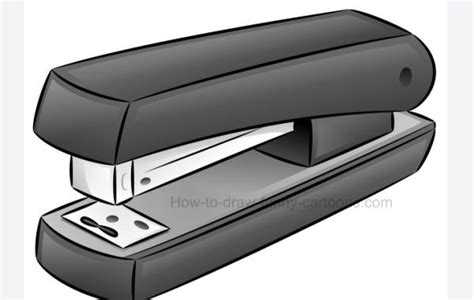 How To Draw A Stapler Step By Step Entertainment For All
