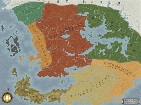 Victoriana Legacy Ye Olde Map Of Faerun