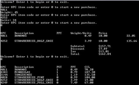Java Program Grocery Receipt Graphgoodsite