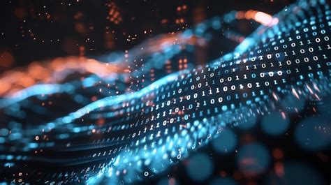 Premium Photo Abstract Digital Background With Binary Code And