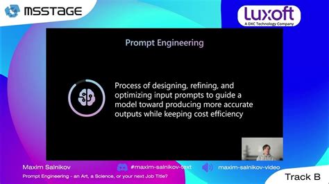 Maxim Salnikov Prompt Engineering An Art A Science Or Your Next Job Title Youtube