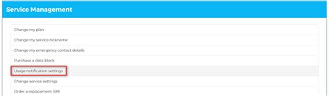 Enable Or Disable Usage Notifications