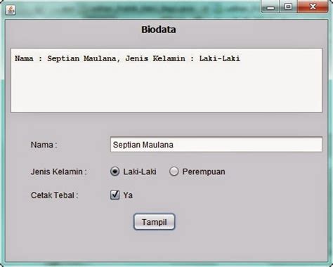 Latihan Praktikum Java Netbeans Materi Teknik Informatika • Informasi