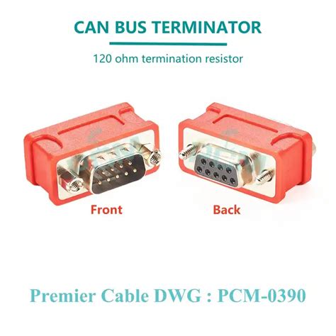 Db9 Can Adapter 120 Ohm Terminal Resistor For Can Bus