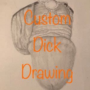 Hand Drawn Custom Penis Pencil Drawing Mature Content Etsy