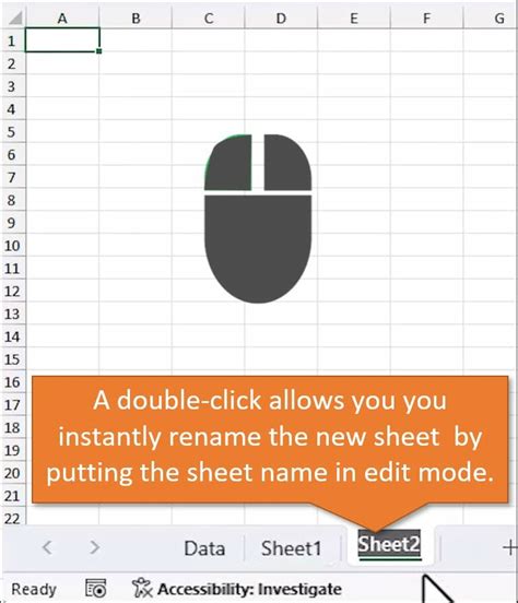 Double Click New Sheet Button Excel Campus