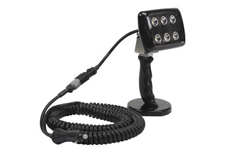 Larson Electronics Watt LED Light With Magnetic Base Foot Coil Cord Handle V
