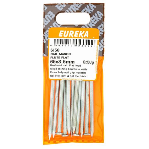 Nail Mas Fluted Flat 65mm Q 50g Eureka Hinterland