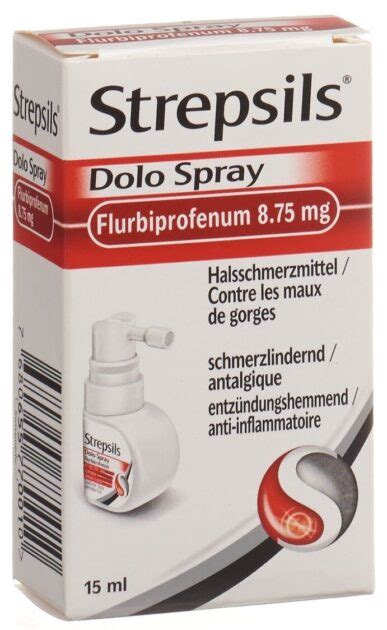 Strepsils Dolo Flurbiprofen Spray 15 Ml