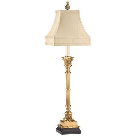 Brass Lamp Antique Solid Brass Table Lamp With Black Base Brass Table Lamps Lamp Brass Lamp