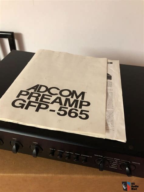 Adcom Gfp 565 Preamplifier Photo 4744667 Us Audio Mart