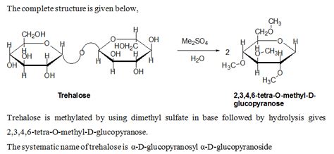 Answered Trehalose Is A Disaccharide That Can Be… Bartleby