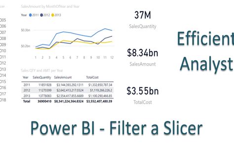 Power Bi Efficient Analyst