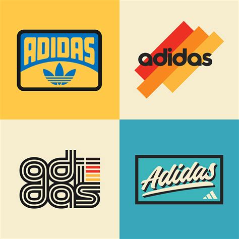 Retro Adidas Logos On Behance