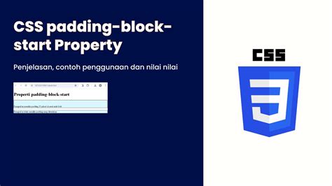 Belajar Css Lanjutan 393 Css Padding Block Start Property — Minarsih