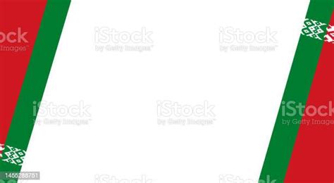 Png 또는 투명 배경에 격리된 벨라루스 국기 웨이브 기호 벨로루시 배너 카드 광고 홍보 및 비즈니스 매칭 국가 포스터 벡터 일러스트레이션 템플릿 공휴일에 대한 스톡 벡터