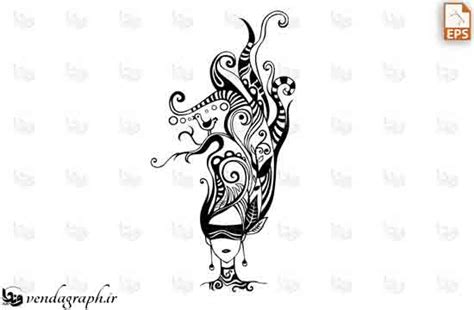 وکتور دختر با موهای بلند وندا گراف