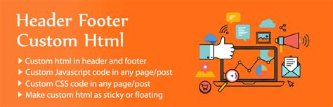 Header Footer Custom Html Plugin —