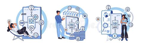 Application Testing Metaphor Vector App Test Endurance Test For