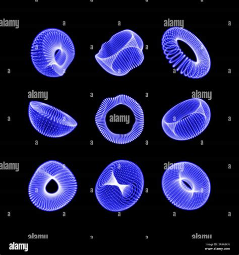 Geometric Shape For Design The Torus Consisting Of Points The Half Sphere Consisting Of Points