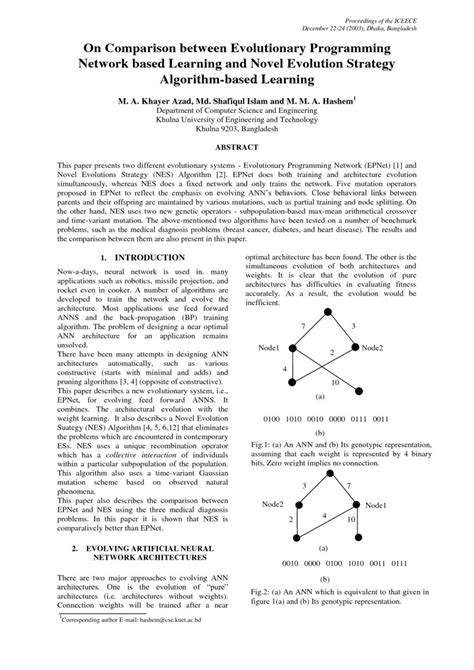 On Comparison Between Evolutionary Programming Network Based Learning