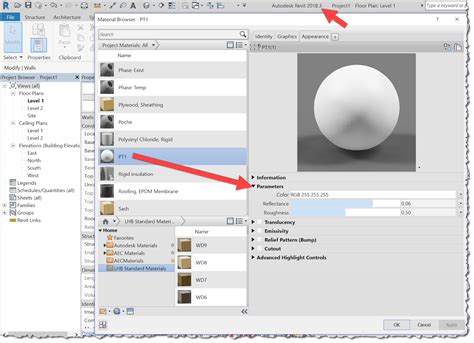 bim chapters revit 2019 advanced materials work in 2017 and 2018