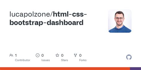 Github Lucapolzonehtml Css Bootstrap Dashboard