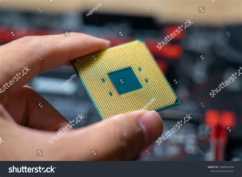 Pc Build Cpu Back Side Stock Photo Shutterstock