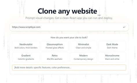 Clone Any Website Into React Apps For Free Open Lovable