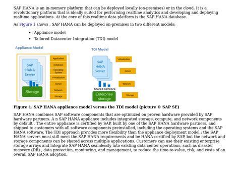 Business Case Storage Configuration Best Practices For Sap Hana Tdi With Dell Unity Storage