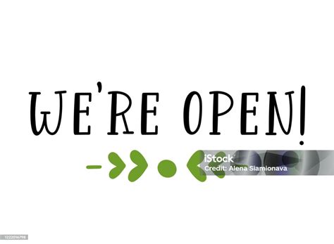 손 스케치 우리는 열린 견적입니다 포스터 라벨 스티커 전단지 헤더 카드 광고 공지 사항용 레터링 24 시간 영업 표시에 대한 스톡 벡터 아트 및 기타 이미지 Istock