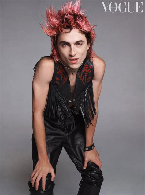 Timothée Chalamet Is British Vogues First Solo Male Cover Star Tom