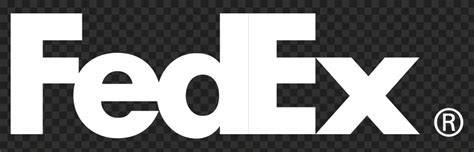 Fedex White Logo Png Image