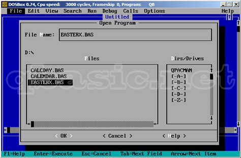 QBasic For Windows 7 With DOSBox Part 2