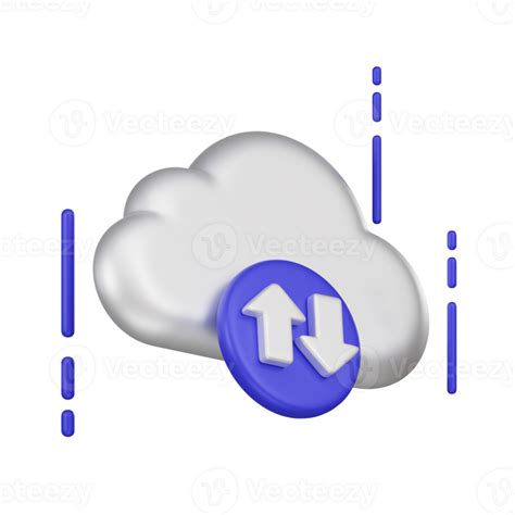 Cloud Backup And Restore 3d Icon 41309917 Png
