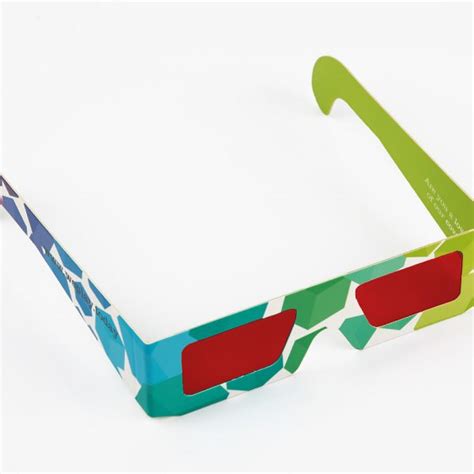 Paper 3d Customised Decoder Glasses For Creative Marketing