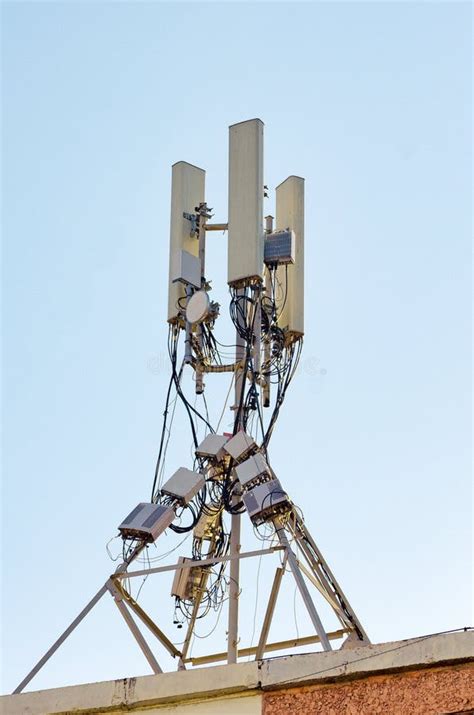 Equipment For Cellular Communications And The Internet Stock Image