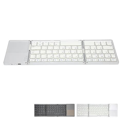 GOWENIC Keys Foldable Bluetooth Keyboard With Touchpad For Windows For IOS For Android B