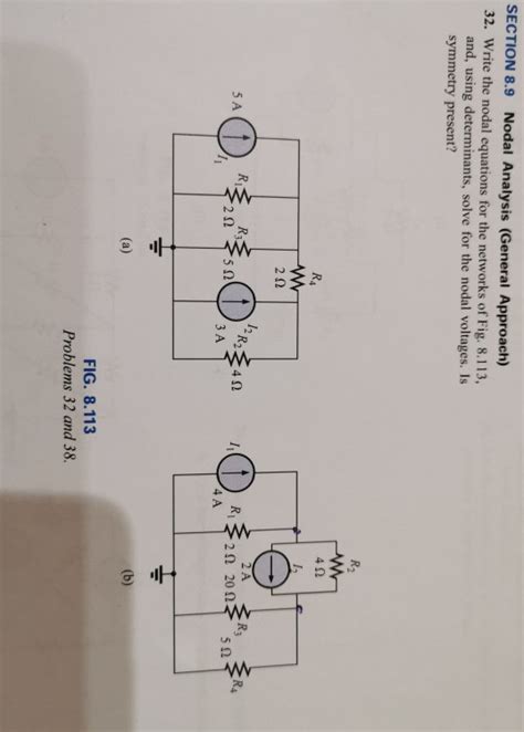 Solved SECTION 8 9 Nodal Analysis General Approach 32 Chegg Com