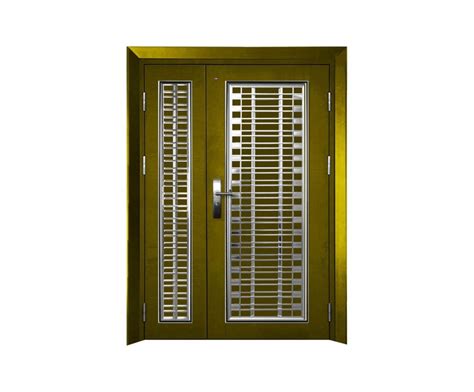 子母防盗门 054 金色子母防盗门 安全防盗门 选择样本产品目录 马来西亚 Homebagus Home And Deco