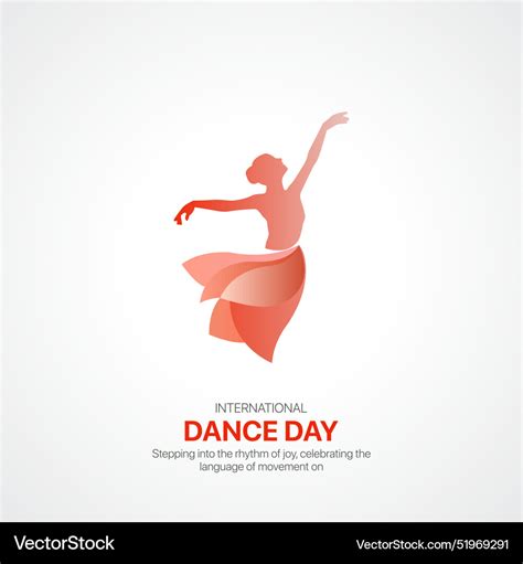 International Dance Day Creative Ads Royalty Free Vector