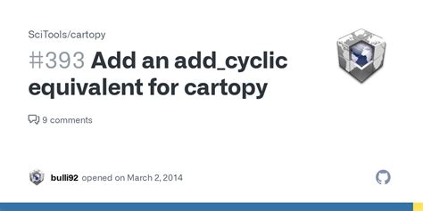 Add An Add Cyclic Equivalent For Cartopy Issue 393 SciTools