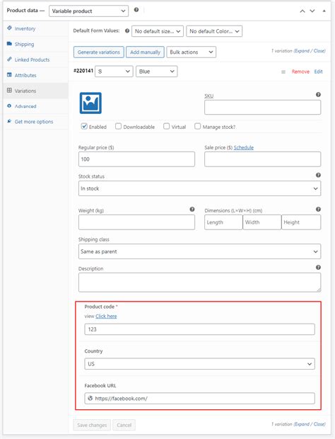Add Custom Field To Woocommerce Variation Krazyplugins