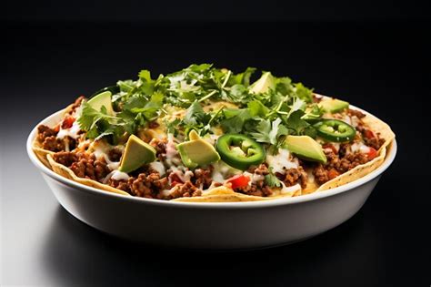 Premium Ai Image Taco Casserole Mexican Food Photography