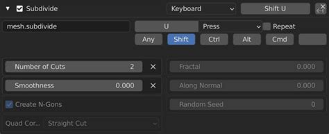 What Is The Shortcut For Using The Subdivide Tool In Blender Blender Base Camp
